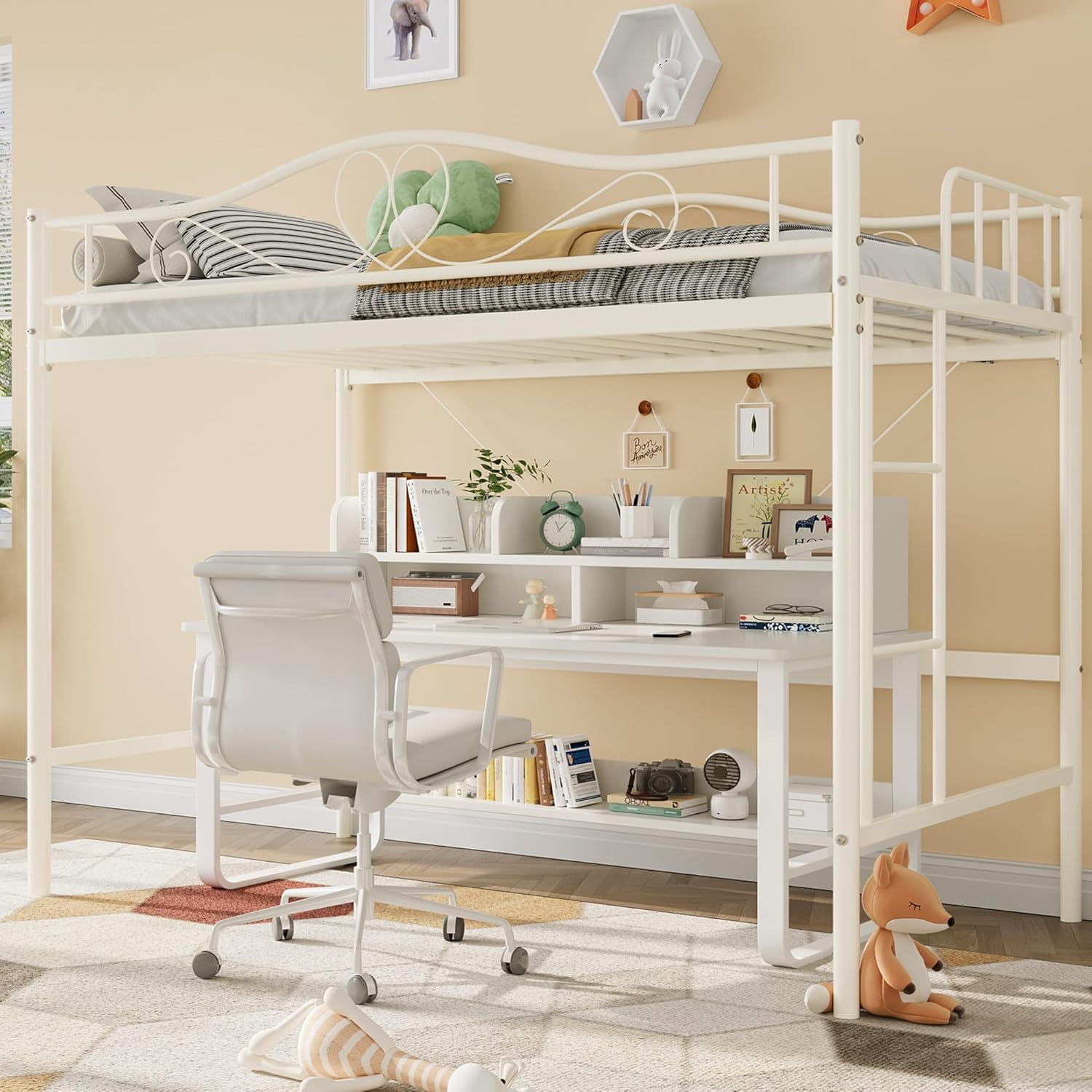 Click here for Twister. Ck Loft Bed Twin Size  Metal Twin Loft Be... prices