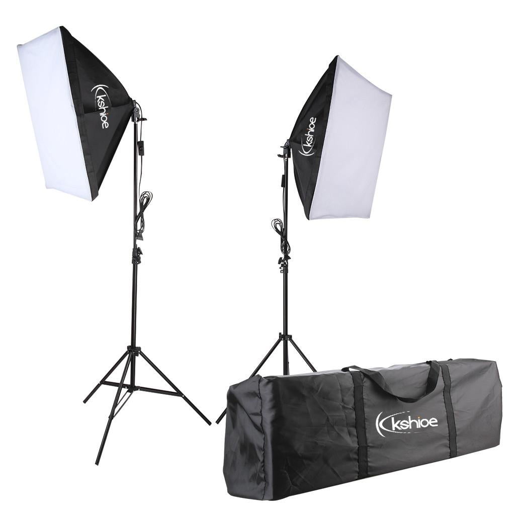 SalonMore Studio Photography 2 Softbox Continuous Photo Lighting Kit w ...