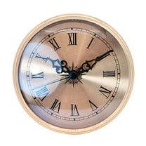 4-1/4 Inch (108 mm) Quartz Clock Fit-up/Insert with Arabic Numeral ...