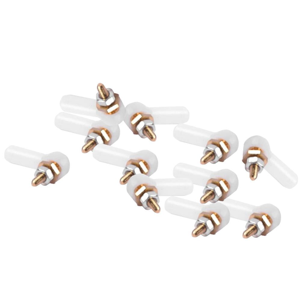 10x Universal Ball Joint Tie Head M3 Articulated Links Connectors 2x3 ...