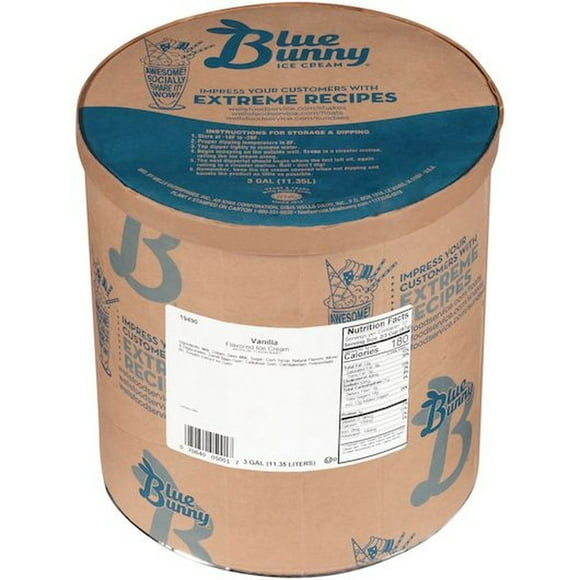 3 Gallon Tub Ice Cream