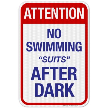 Attention When Lightning Is Visible You Must Exit The Pool Sign, Pool ...