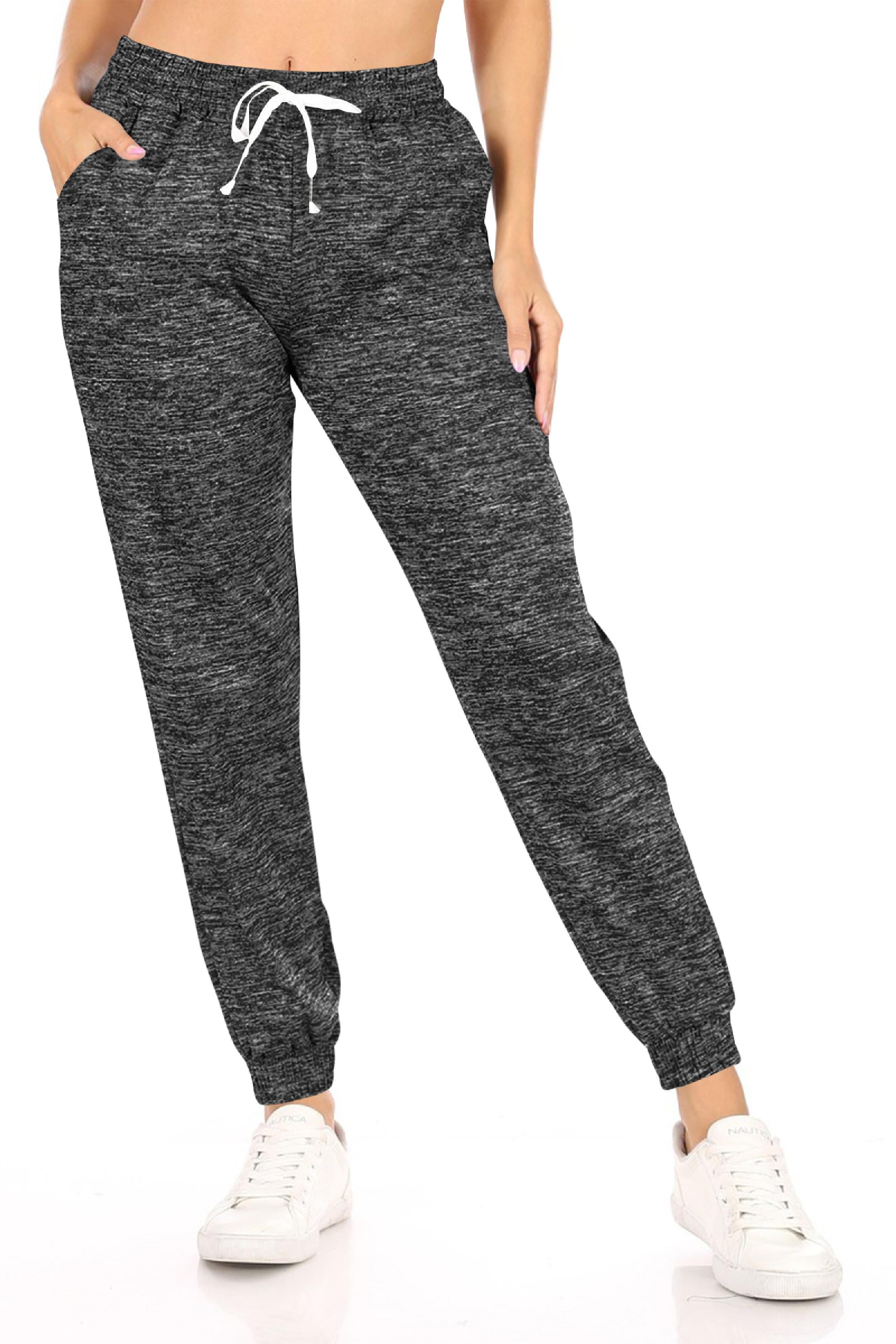 Moa Collection Women's Casual High Waist Drawstring Women Jogger Pants ...
