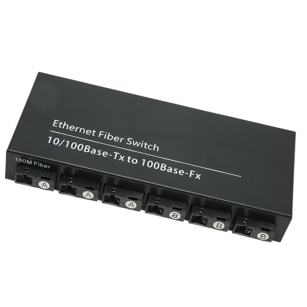 Fiber Transceiver With SC Port, 100Mbps Ethernet, 25km Range, Plug And ...