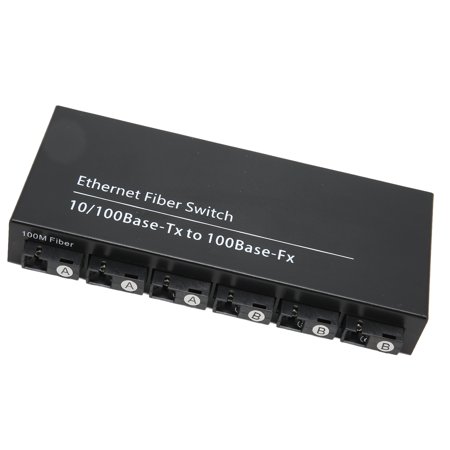 Fiber Transceiver With SC Port, 100Mbps Ethernet, 25km Range, Plug And ...