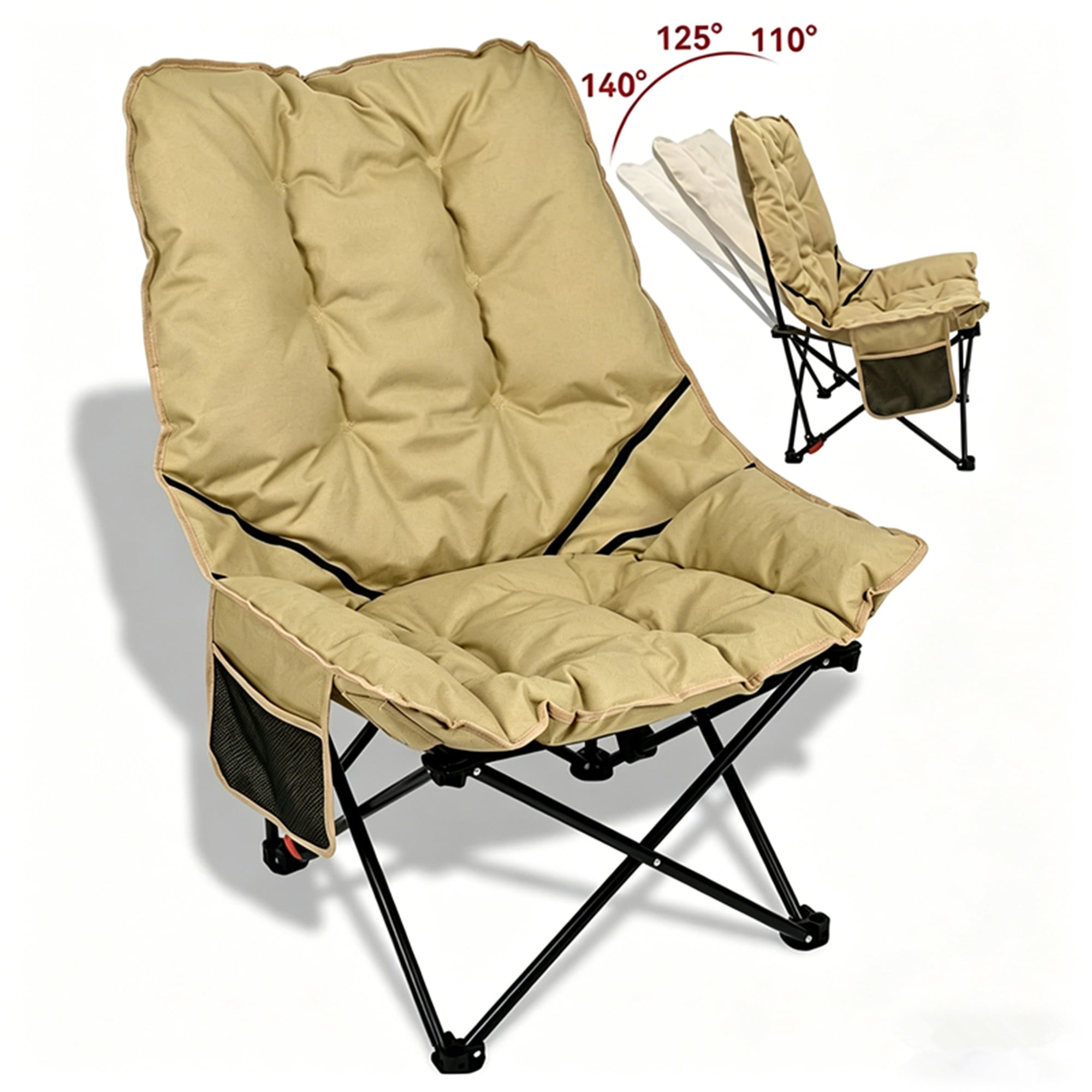 Click here for Phat! Folding Camping Chair With Wide Seat Amd Bac... prices