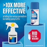 RID Super Max Home Lice Treatment Spray for Super Lice, Bedbugs and ...