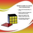 Puzzle Cube 4 x 4 Inch Tin Storage Box - Walmart.com