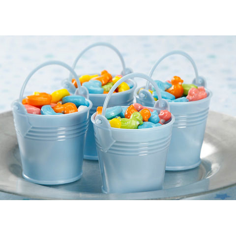 Plastic Bucket 2.5In 12Pc Blu With Handle - Walmart.com