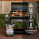 Pit Boss Austin XL 1000 Sq in Wood Fired Pellet Grill and Smoker – Onyx ...