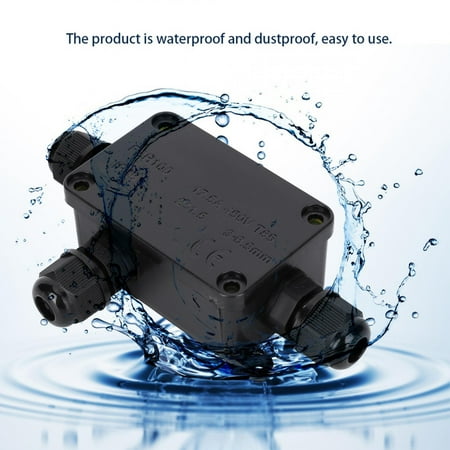 FAGINEY Terminal Junction Box,1 in 2 out Waterproof Junction Box ...