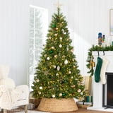 Best Choice 24in Woven Hyacinth Christmas Tree Collar with Cord Cut-Out ...
