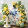 Coastal Sea Turtle Arch Backdrop Cover 4x1.65 Ft, Spandex Wedding Arch ...