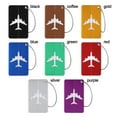 Identifier Metal Aluminium Reusable Suitcase Baggage Labels with Ropes ...