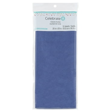 Navy Blue Tissue Paper, 15"x20", 100 ct - Walmart.com