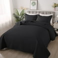 Quilt Set Full Queen Size Soft Lightweight Quilts Summer Quilted