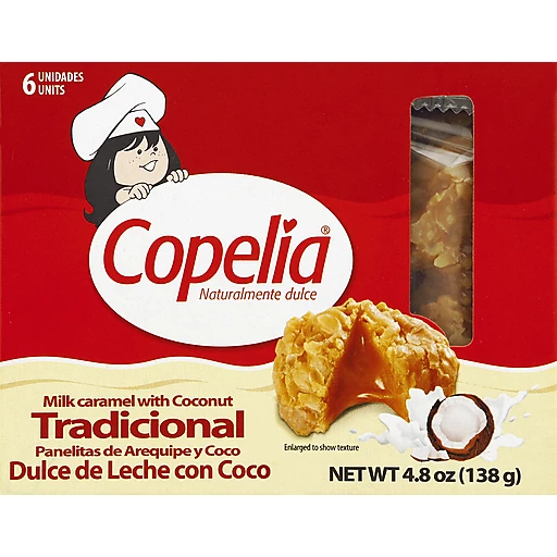 Copelia Tradicional Milk Caramel With Coconut Candies - Walmart.com