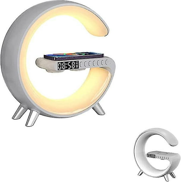 Smart Table Lamp Wireless Charger Atmosphere Lamp Bluetooth Speaker ...