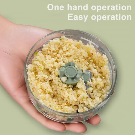 Mini Food Blender Hand Held Garlic Masher Mini Food Twister Rotating ...