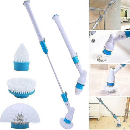 Electric Spin Scrubber Turbo Scrub Cleaning Brush Cordless Rechargeable ...