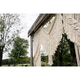 Bohemian Macrame Wedding Backdrop Decor Boho Chic Macrame Wall Hanging ...
