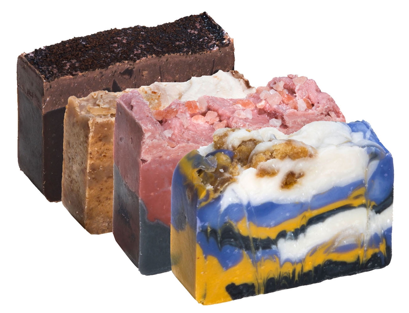 Variety Pack of 4 Soap Bars (4oz each) – White Tea Soap, Pink Salt ...