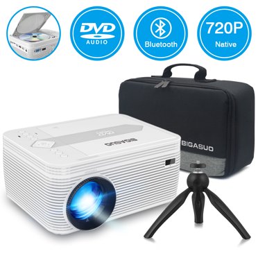 RCA LCD Home Theater Projector with DVD Player and Bluetooth, White ...