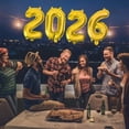 2026 New Year Balloons Giant Numbers for 2026 Events Anniversary Party ...
