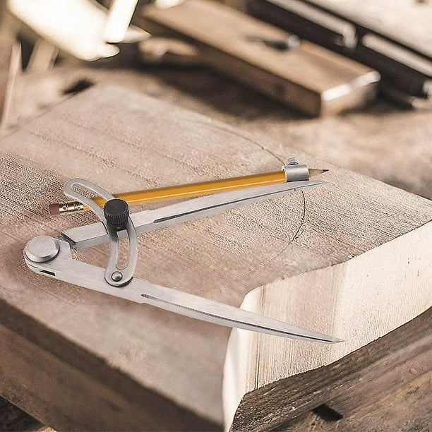 Compás de carpintero 15 cm Compás de carpintero profesional de acero al ...
