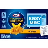 Kraft Easy Mac Original Mac N Cheese Macaroni and Cheese Microwavable ...