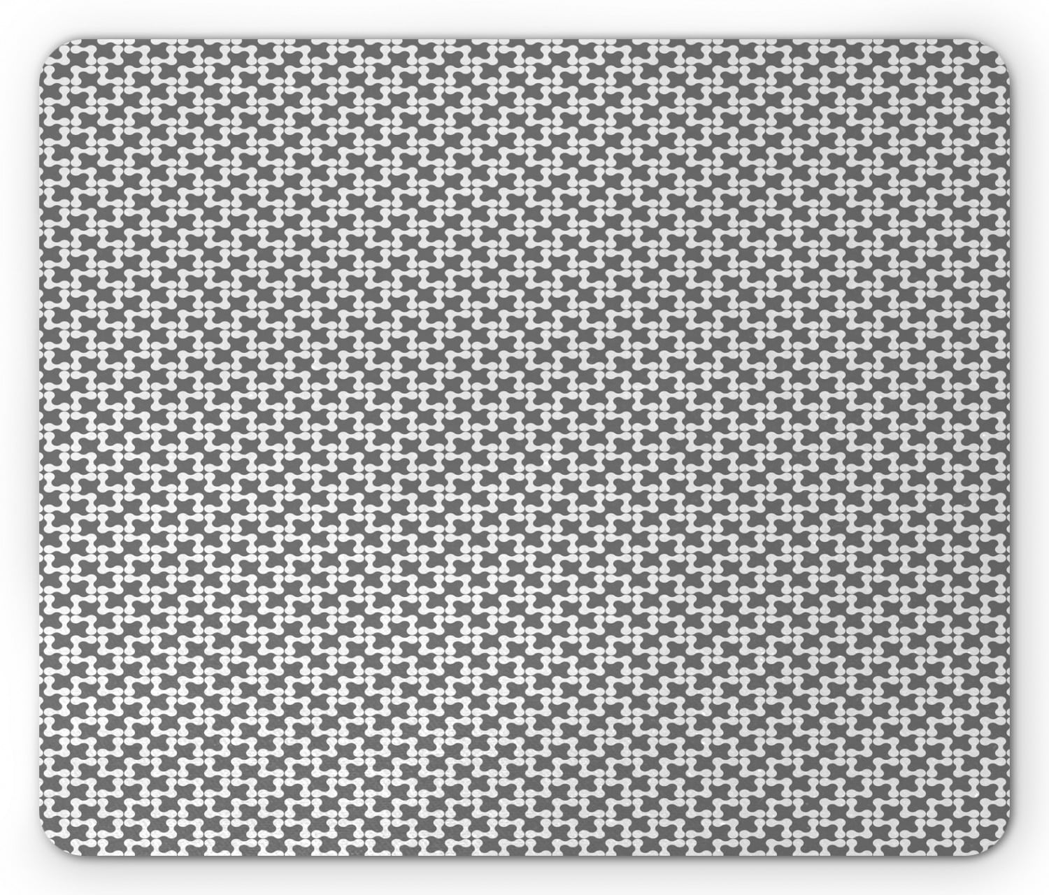 Mosaic Mouse Pad, Rounded Shapes Forming Triangles Motifs with ...