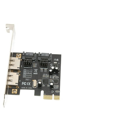 SATA3.0 Riser Card, 6.0 Gbps 3.0 Gbps PCB Material 2 ESATA PCIE Riser ...