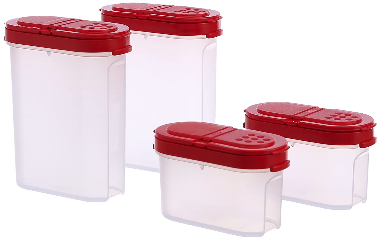 Tupperware Modular Spice Shakers Set, Set of 4 (128) - Walmart.com