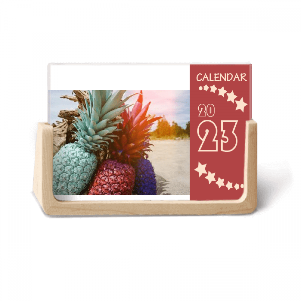 Fresh Early Morning PineFruit Fruit Desk Calendar Desktop Decoration ...