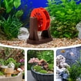 GOOHOCHY Traditional Water Wheel Miniature Simulated Water Wheel Model ...