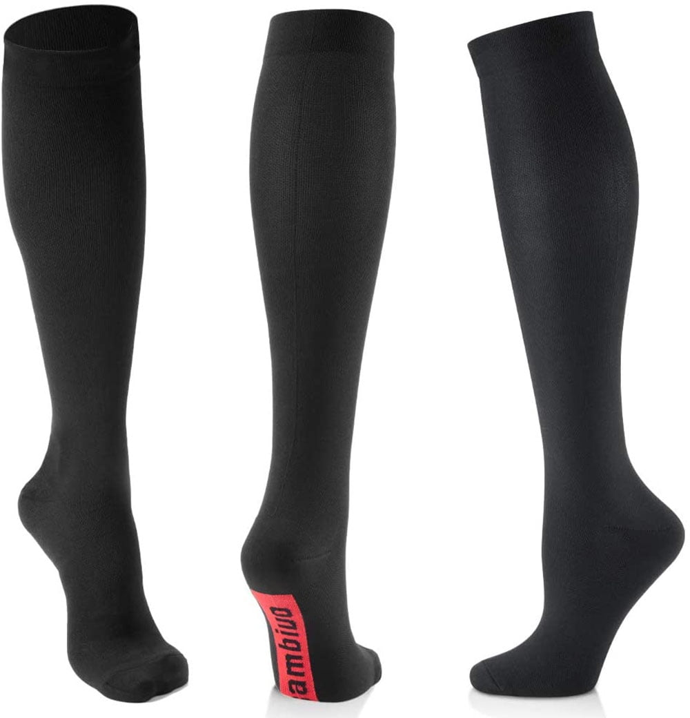 CAMBIVO Compression Socks Women & Men 3 Pairs, Compression Stockings ...