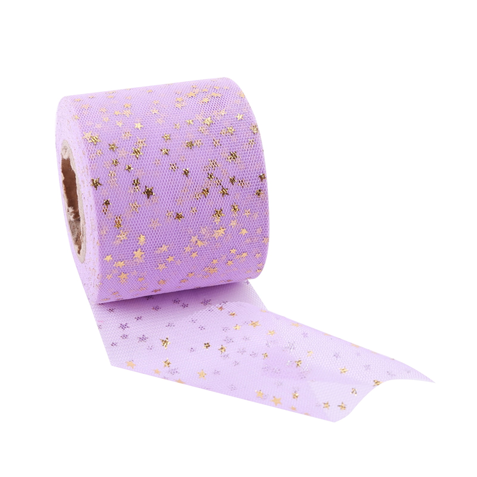 1 Roll Stars Ribbon Sparkly Multi-color Thin Glitter Trimming Wrap ...