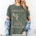 A Book A Day Keeps Reality Away Shirt, Dragon Fantasy Graphic Tee ...
