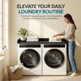 54” Washer & Dryer Countertop Shelf with Raised Edges, Flat Surface ...