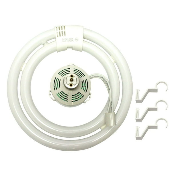 Circular Fluorescent Light Bulb Adapter | Shelly Lighting