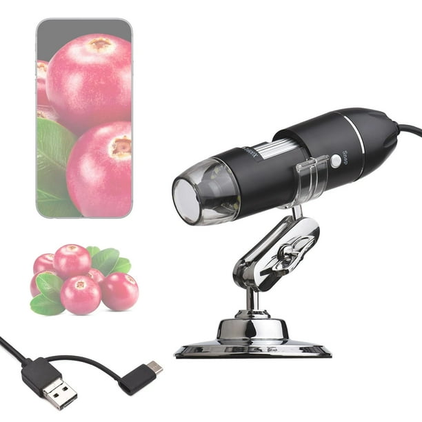 USB Microscope, Digital Adjustable Brightness Portable Electron ...