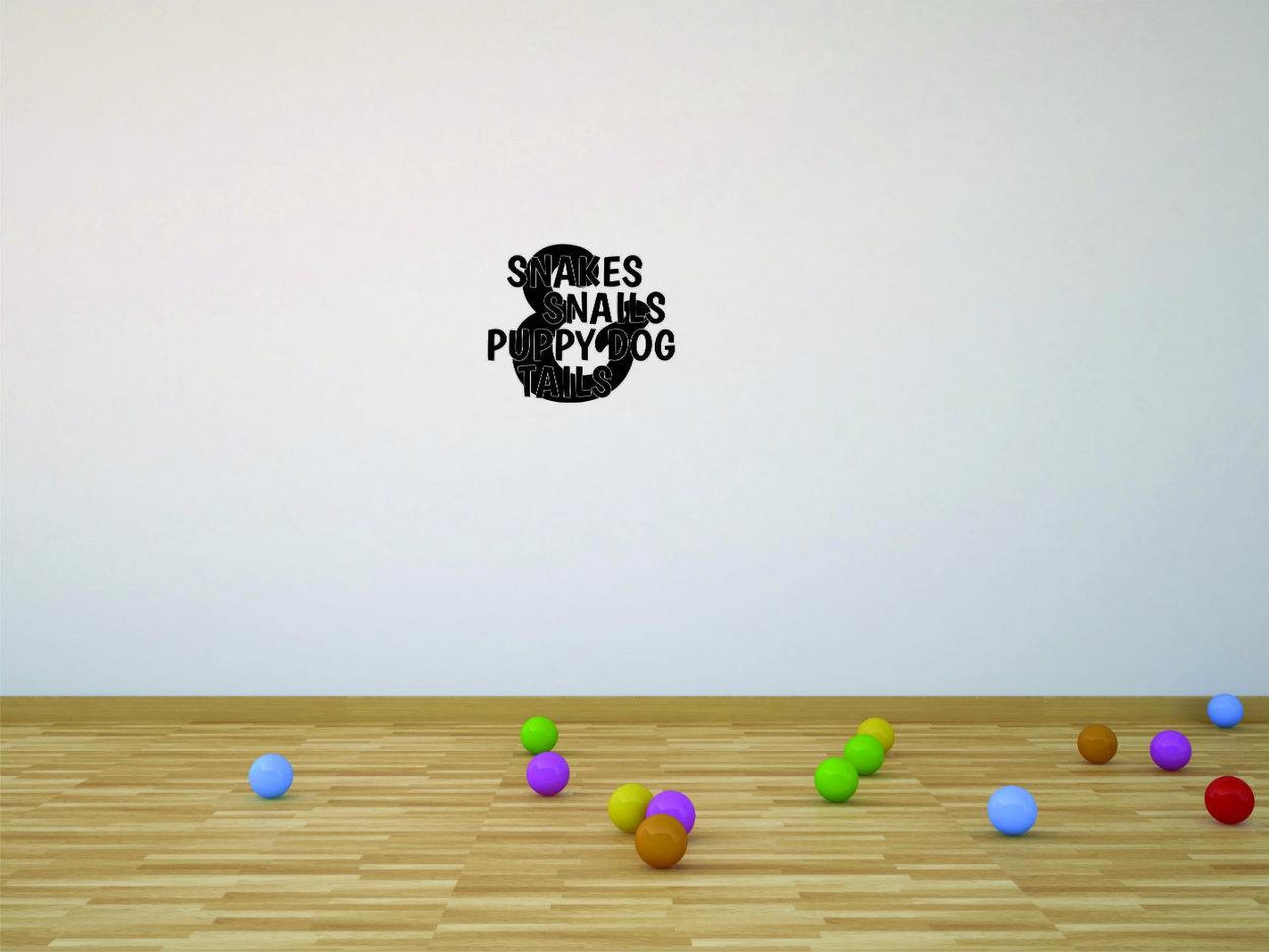 Design With Vinyl Home Wall Decals Snakes Snails Puppy Dog Tails ...