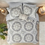 Home Essence Nepal Bed in a Bag Comforter Bedding Set, Gray, Queen ...
