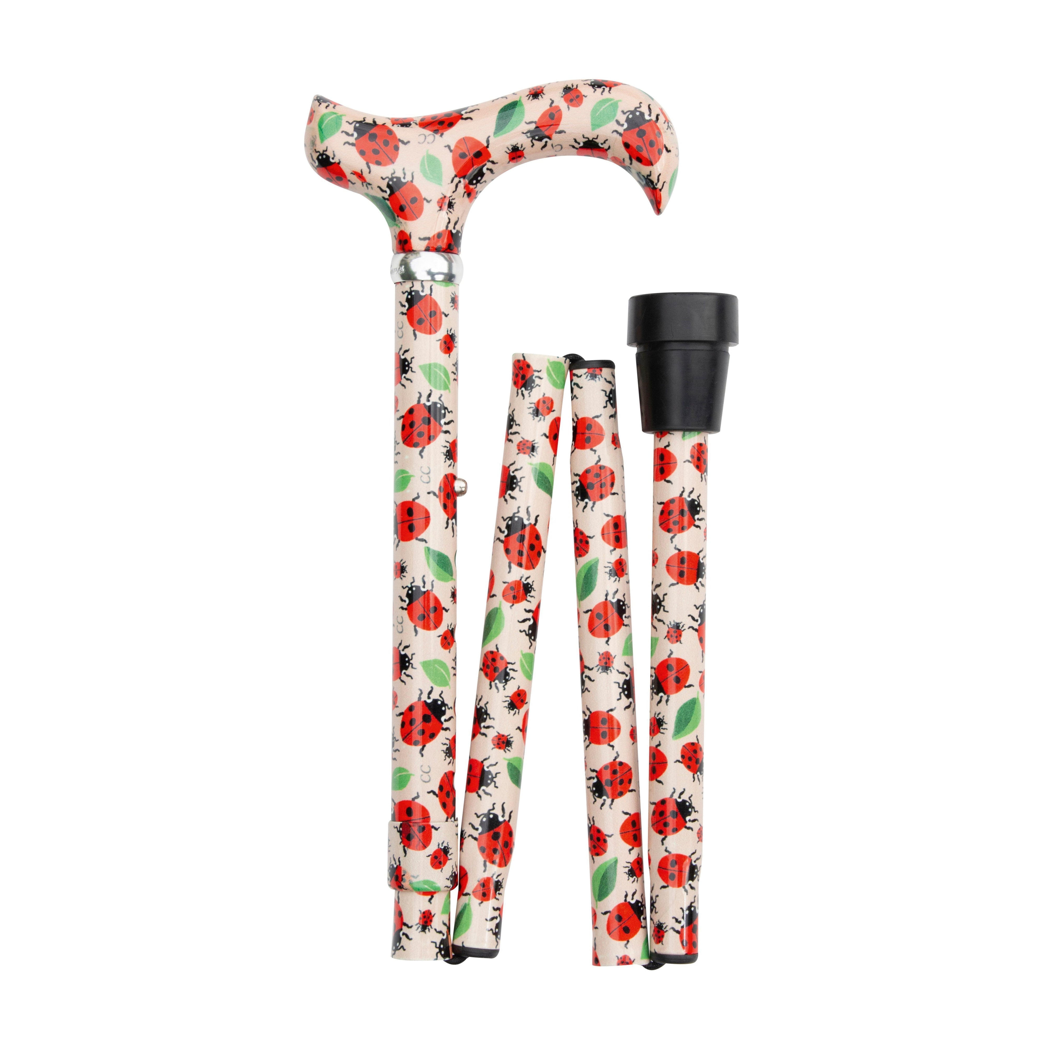 Classic Canes Ladybirds Design Folding Adjustable Cane for Men and ...
