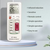 LNJLAN LCD Display KT109II Air Conditioner Replacement Remote Control with Base - Enhanced ...