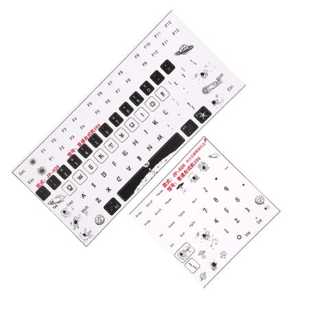2 Pcs Universal English Keyboard Stickers, Computer Laptop Keyboard ...