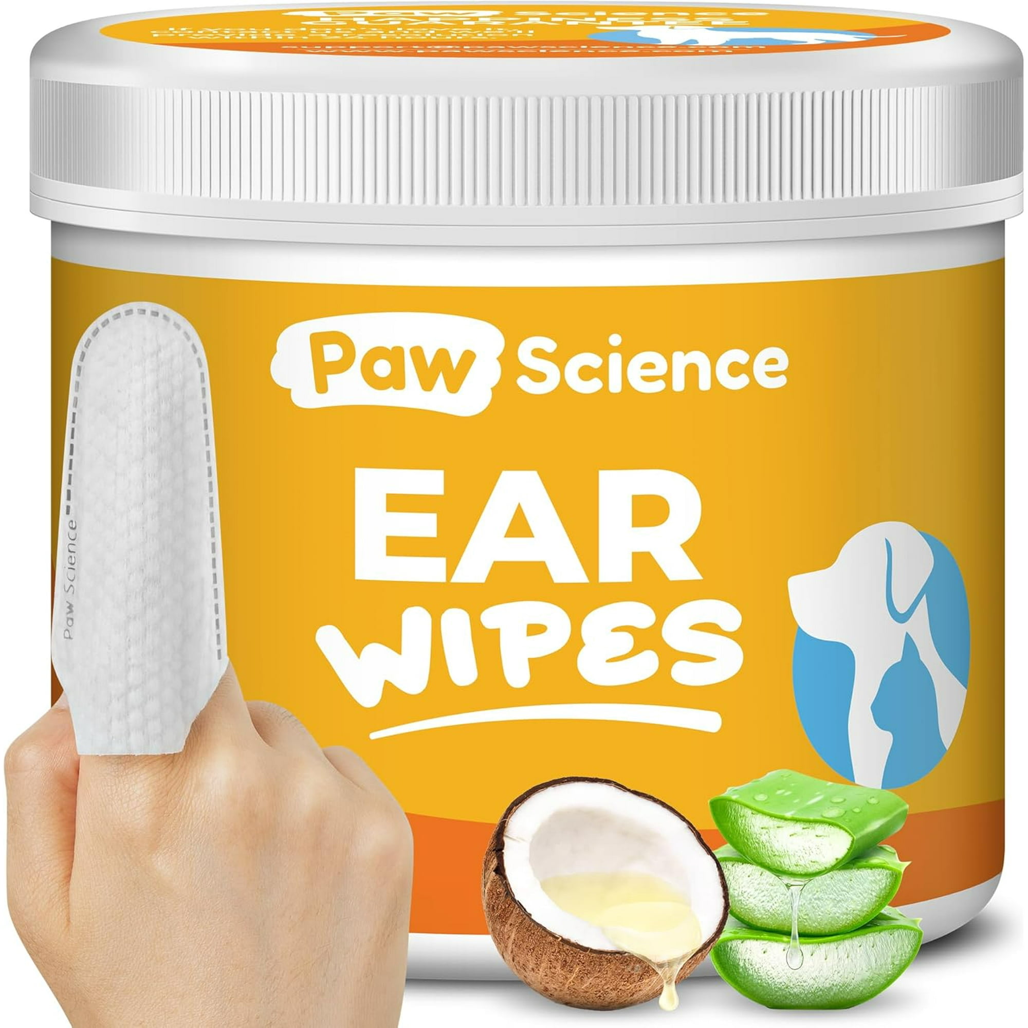 Click here for Kpataubaa Paw Science Finger Wipes Soothing Dog Ea... prices