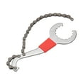 Uxcell 3 in 1 Sprocket Remover Wrench 8" Length Bike Chain Whip ...