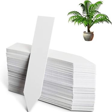 BE-TOOL 100PC Plastic Plant Labels Garden Plant Tags Plant Markers for ...