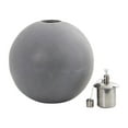 Free Shipping! Nearly Natural Gray Modern Outdoor Sphere Shaped Oil ...